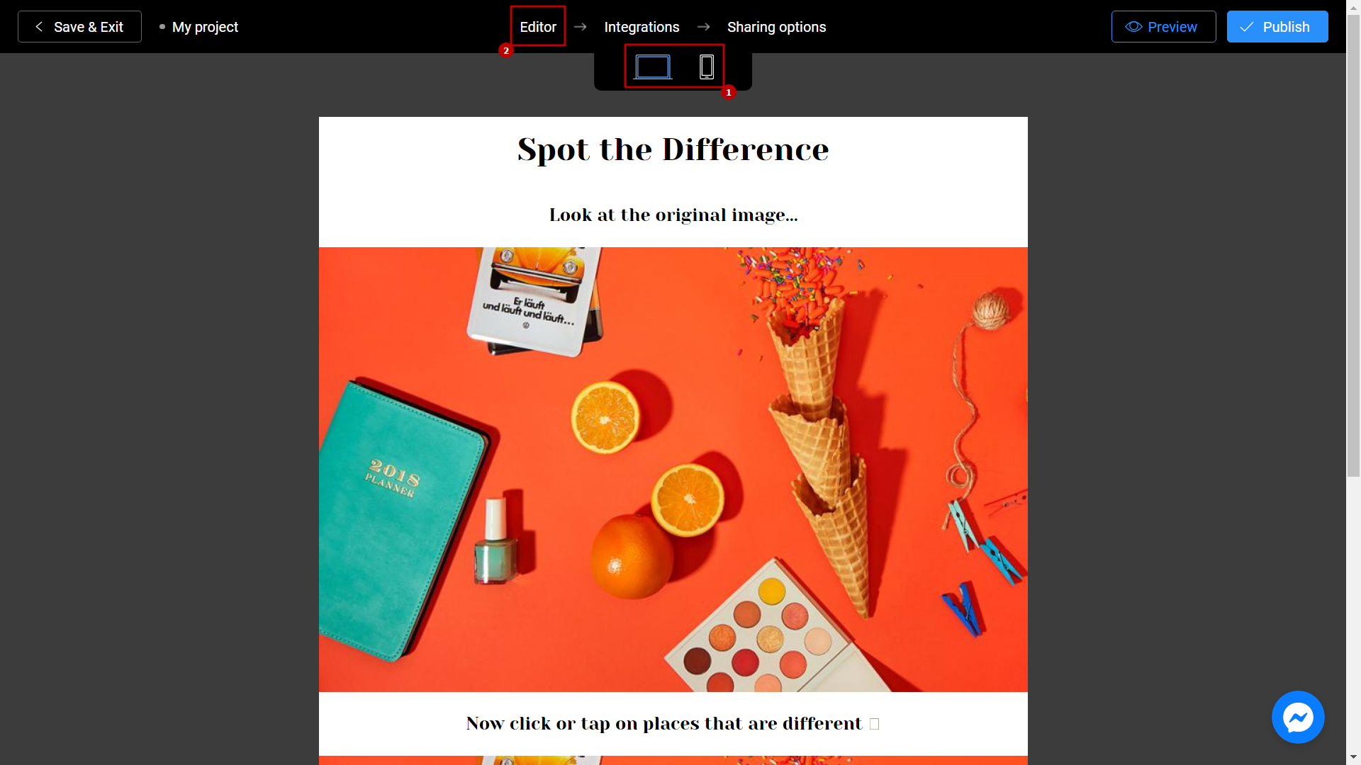 How to Create a Hidden Objects Game on Interacty - Interacty Help Center
